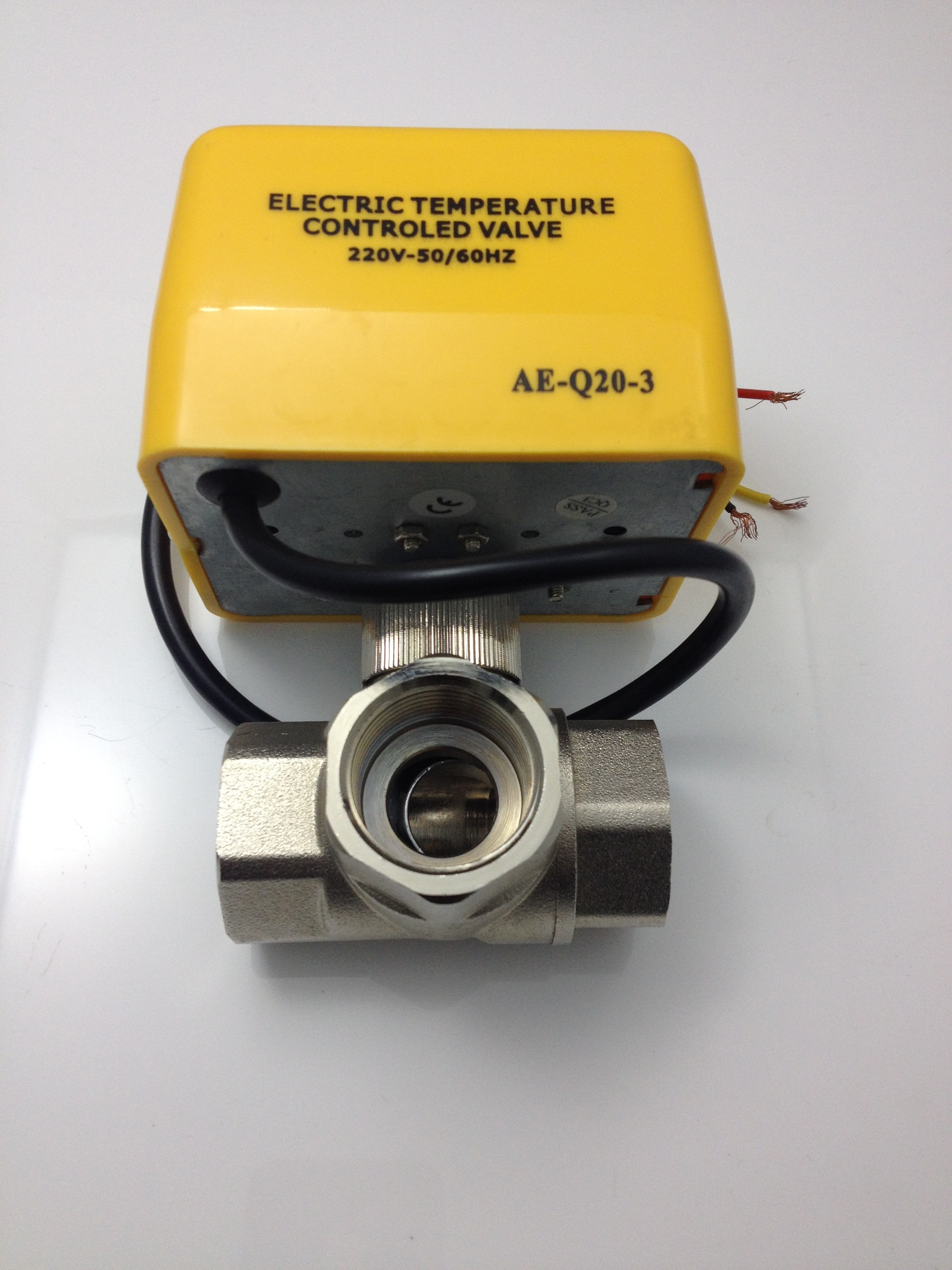 Automatic Electric Actuated Ball Valve PN16 Pressure With 50Hz Frequency